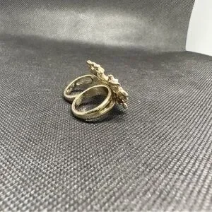 Jewelry | Double Finger Enamel Flower Ring | Poshmark
